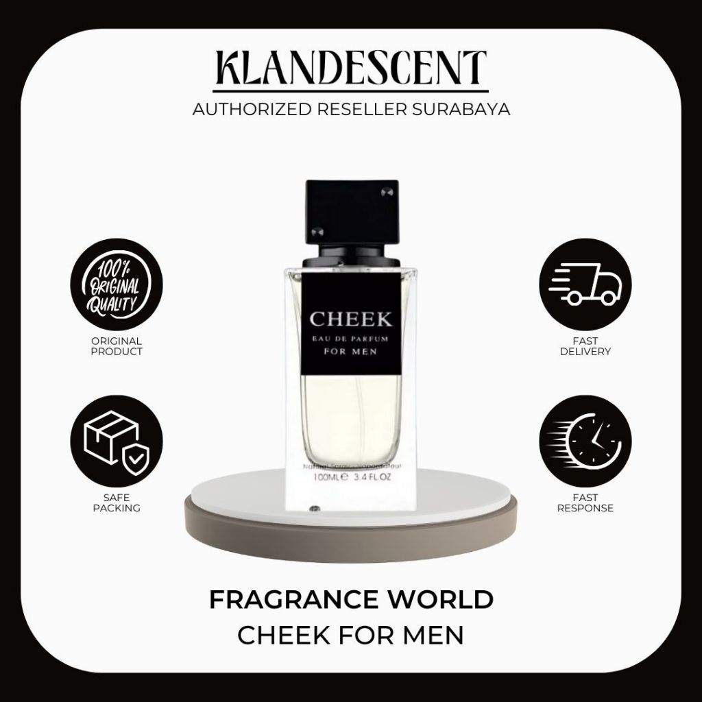 Jual Fragrance World | Cheek For Men | EDP 100ML | Shopee Indonesia