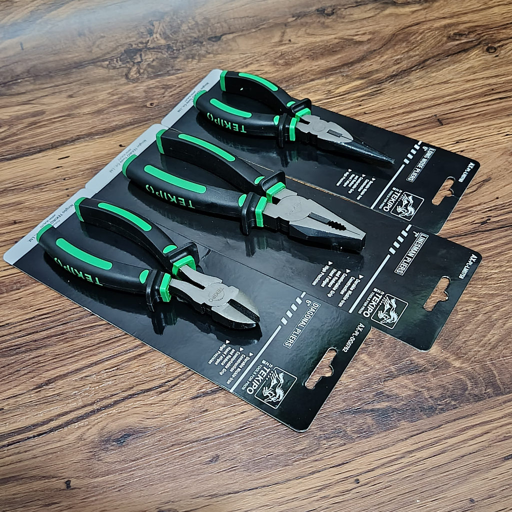 Jual Paket Tang Set 3 Pcs Tekipo / Tang Kombinasi 7 Inch + Tang Lancip ...