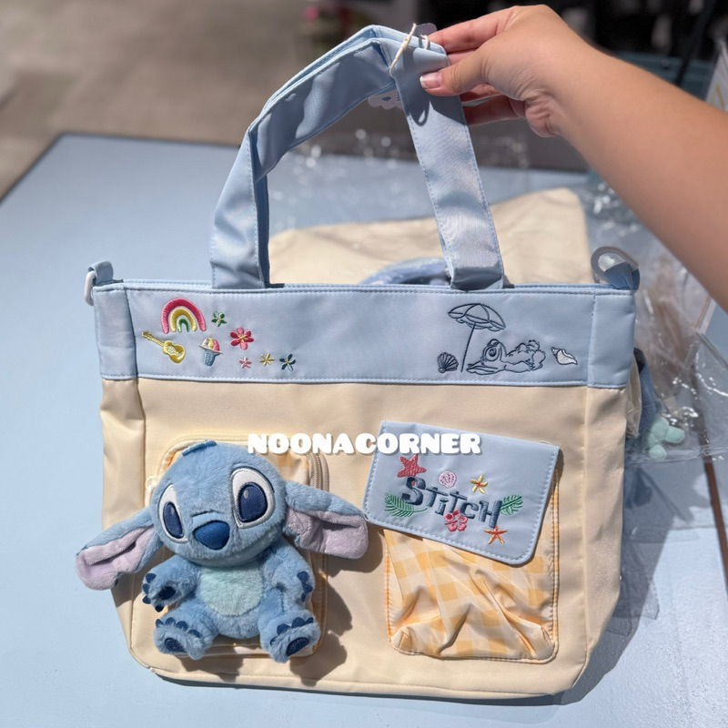 Jual Ohsome x Disney ‼️ Plush Tote Bag / Crossbody Bag Disney Stitch ...