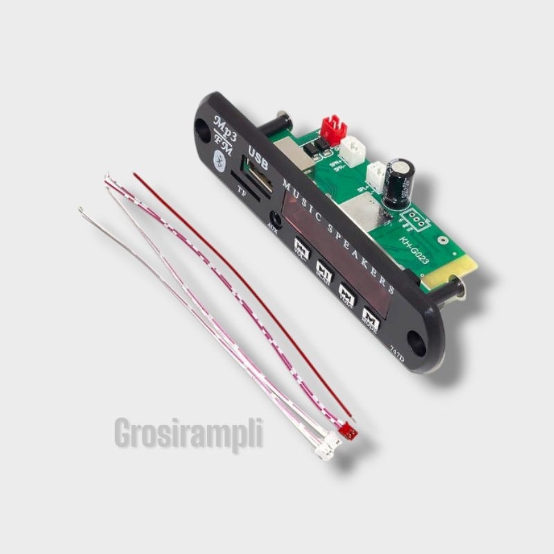 Jual Papan Dekoder Pemutar MP3 Modul Audio Bluetooth Radio FM DC 12V ...