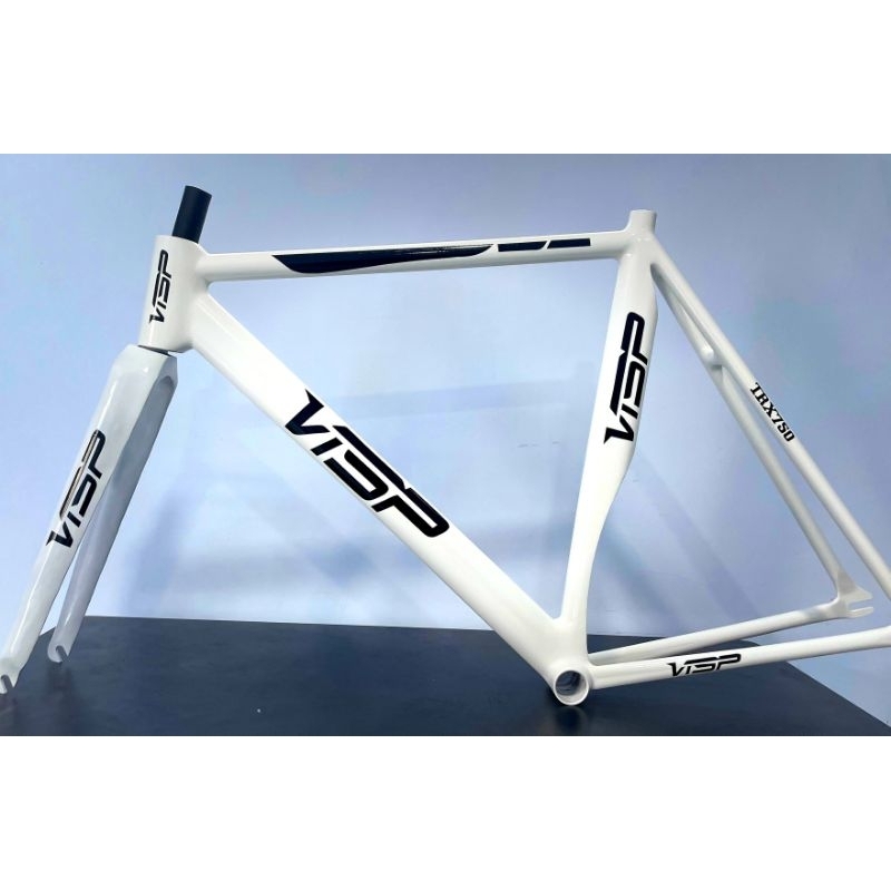Jual Frame & Fork Fixie Visp warna Putih Murah Meriah Siap Pakai ...