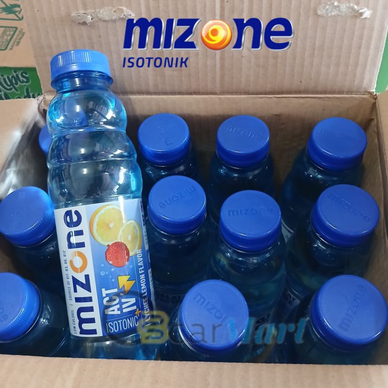 Jual MIZONE 1 Dus isi 12 Botol 500ml Minuman Isotonik Energi | Shopee Indonesia