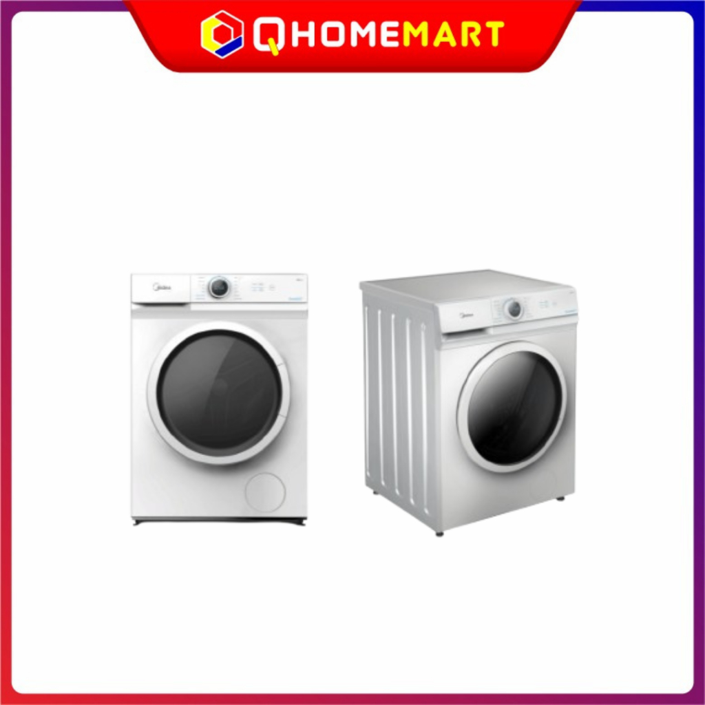 Jual Mesin cuci bukaan depan MIDEA MF100W85B washing Machine front load ...