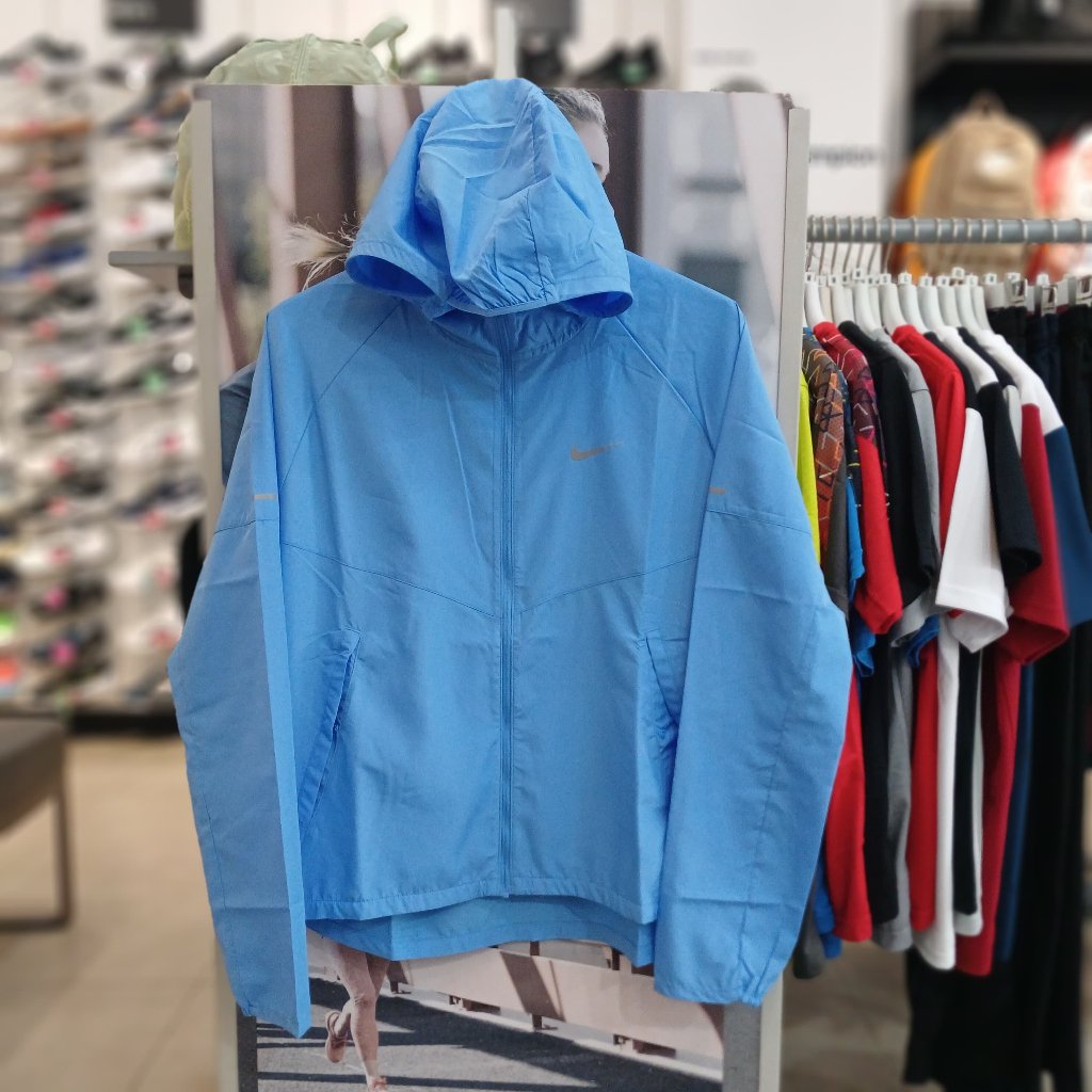 Jual Jaket Running - NIKE Men Repel Miler Jacket - Blue [DD4747-412 ...