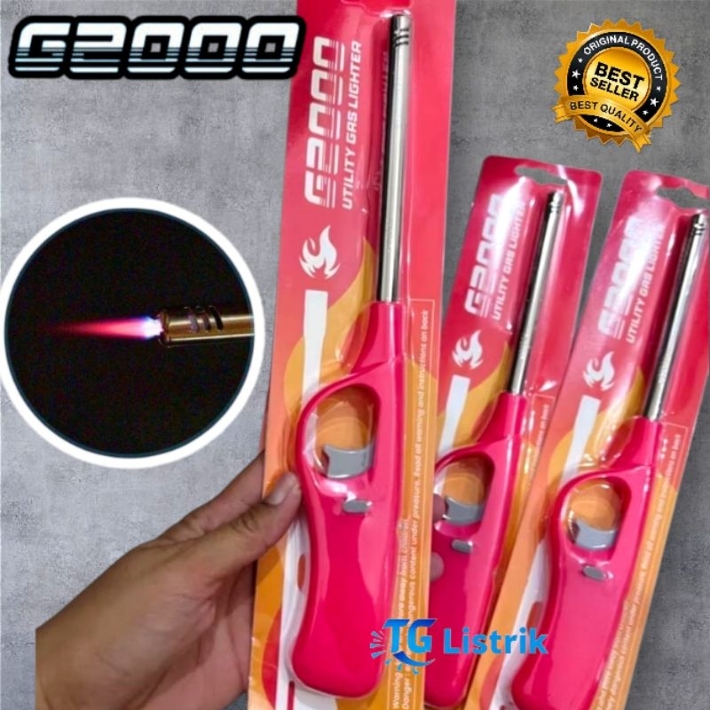 Jual Korek Api Tembak Gas G2000 GE-803H Lighter Pematik Kompor Gas ...