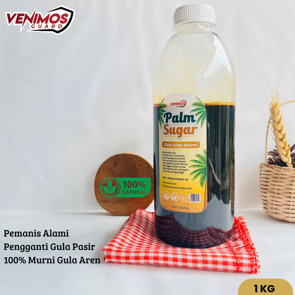 Jual VENIMOS Gula Aren Cair / Liquid Palm Sugar 1 Kg - 100% Asli | Shopee Indonesia