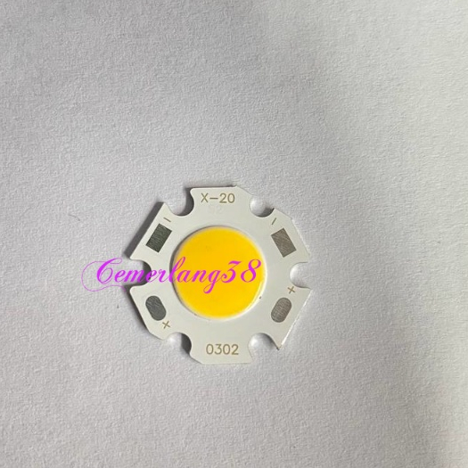 Jual HPL 3W COB / High Power Warm White 10-20 mm LED 3 Watt Chips On ...