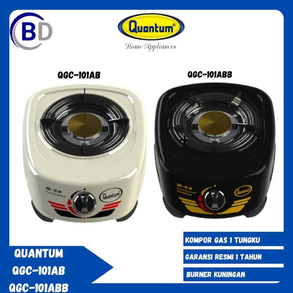 Jual Quantum Kompor gas 1 Tungku QGC-101AB/QGC-101ABB Burner kuningan ...