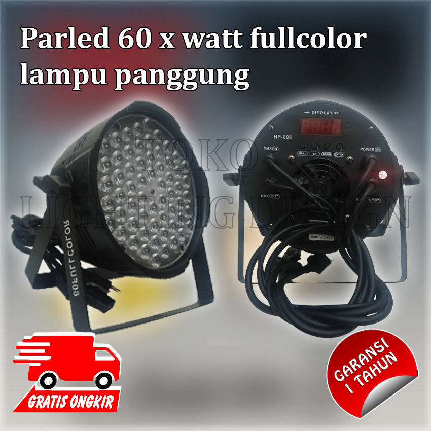 Jual Lampu panggung parled 60x3watt fullcolor | Shopee Indonesia
