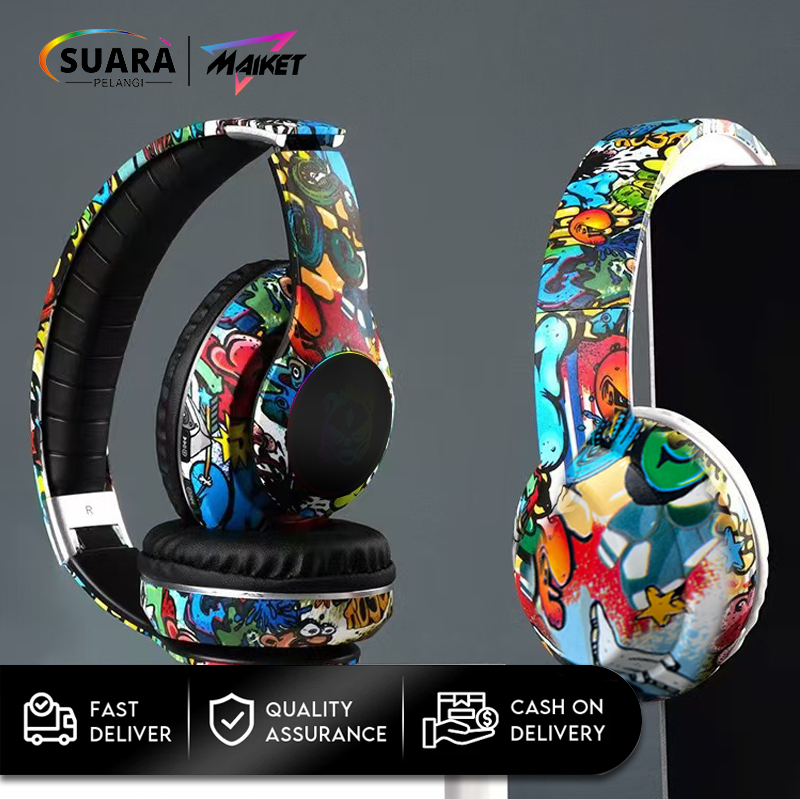 Jual MAIKET Headset bluetooth super bass 100% Original Bluetooth 5.3 ...