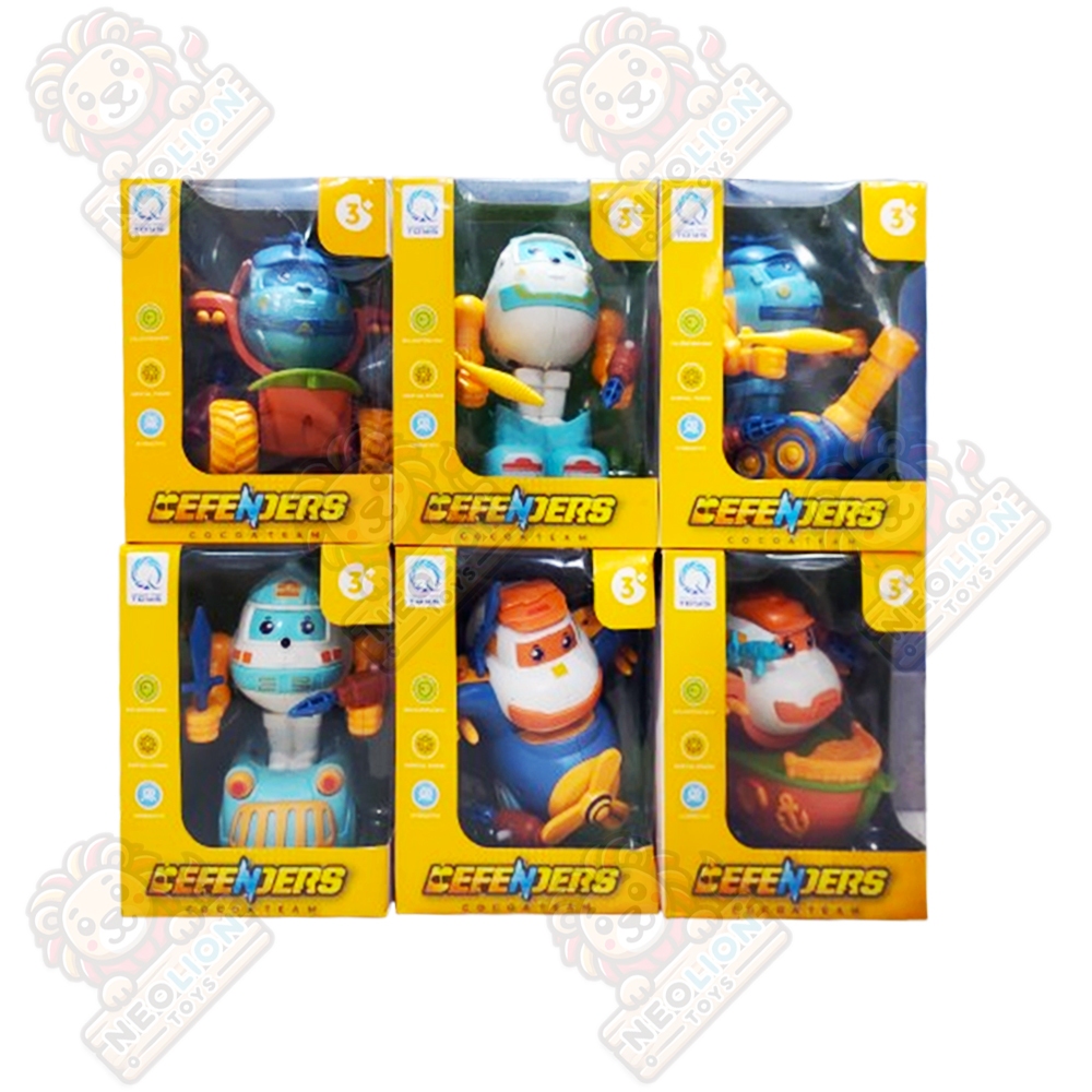 Jual Mainan Anak Robot Deform Robocar Poli Defenders Cocoa Team ...