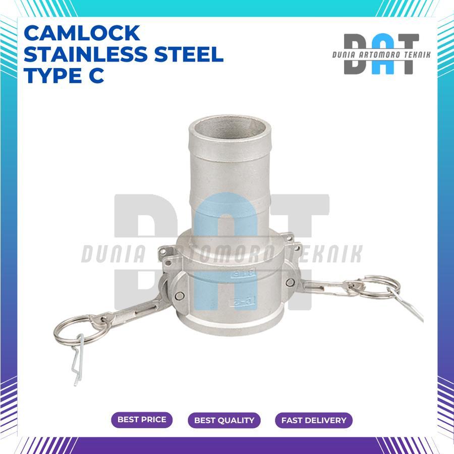 Jual 2 1/2" Camlock Type C Stainless 316 / Quick Joint Coupling Camlock ...