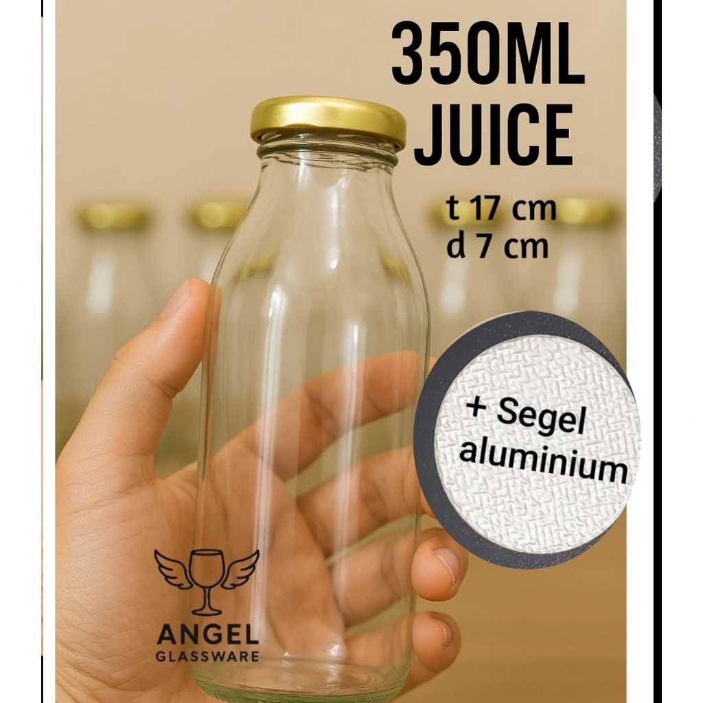 Jual / 6 (enam) pcs 350ML BOTOL JUICE KACA 350 ML TINGGI 17 CM L1 | Shopee Indonesia