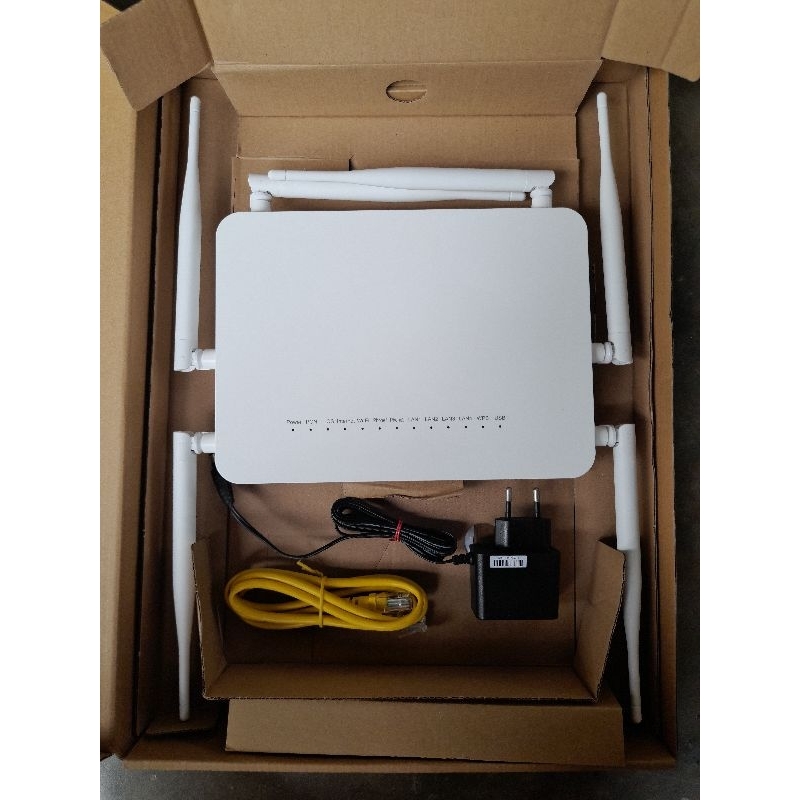 Jual Modem / Ont ZTE PREMIUM GPON F670 V2.0 Port BIRU Dual Band ...