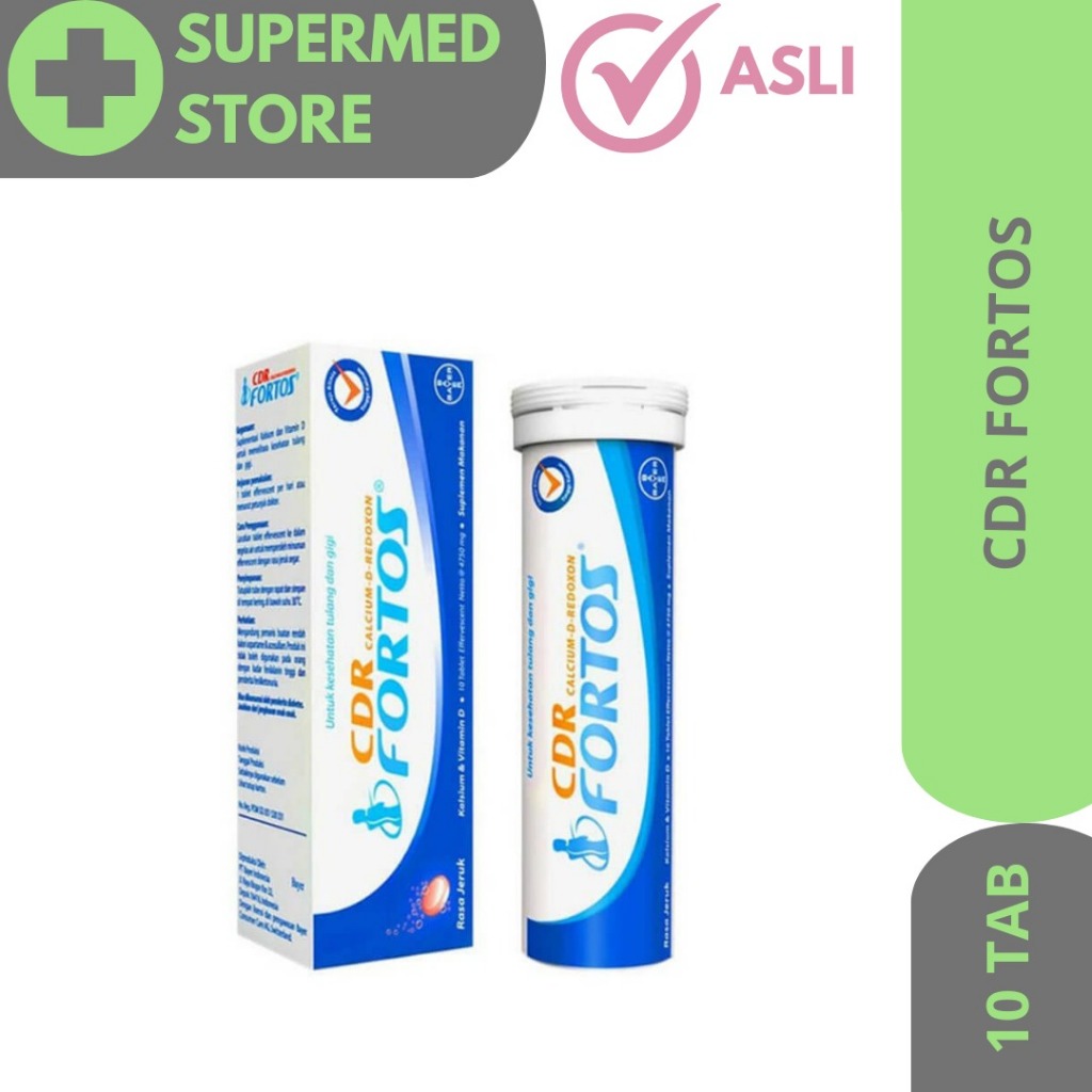 Jual CDR Fortos Botol Isi 10 Tablet / Suplemen pemeliharaan Tulang dan ...