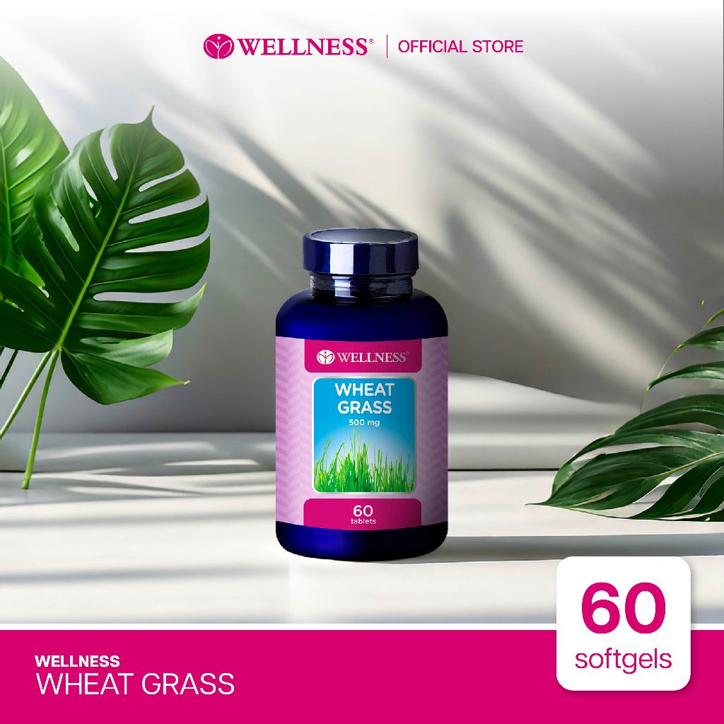 Jual Wellness Wheat Grass 500mg - 60 Tablets | Shopee Indonesia