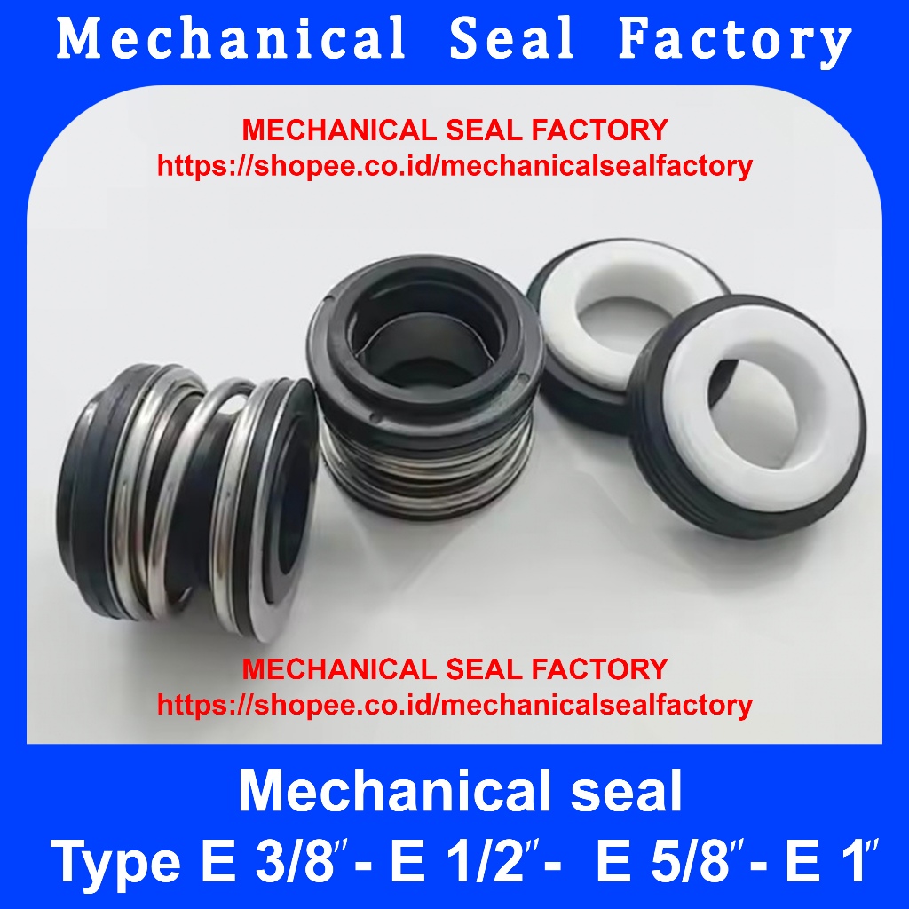 Jual Mechanical seal Tipe E / Alpha / Alpa 1 inch - 3/4 inch - 5/8 inch ...