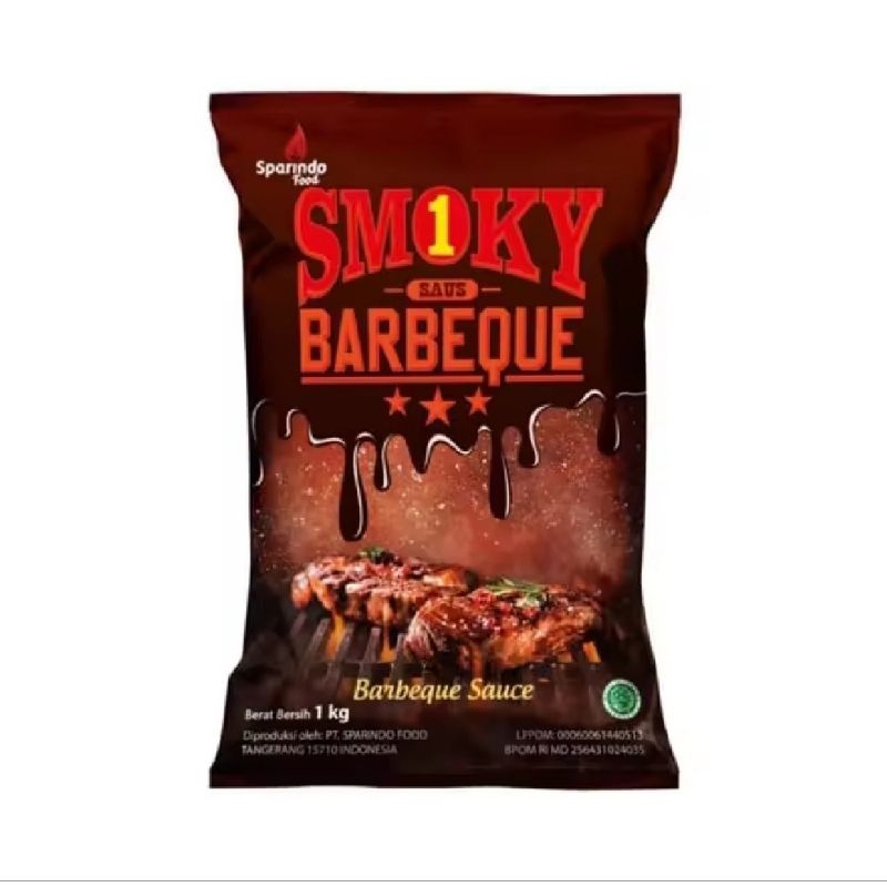 Jual Saus BARBEQUE BBQ Sauce SMOKY 1 kg - Saos Instan Smoky 1kg ...