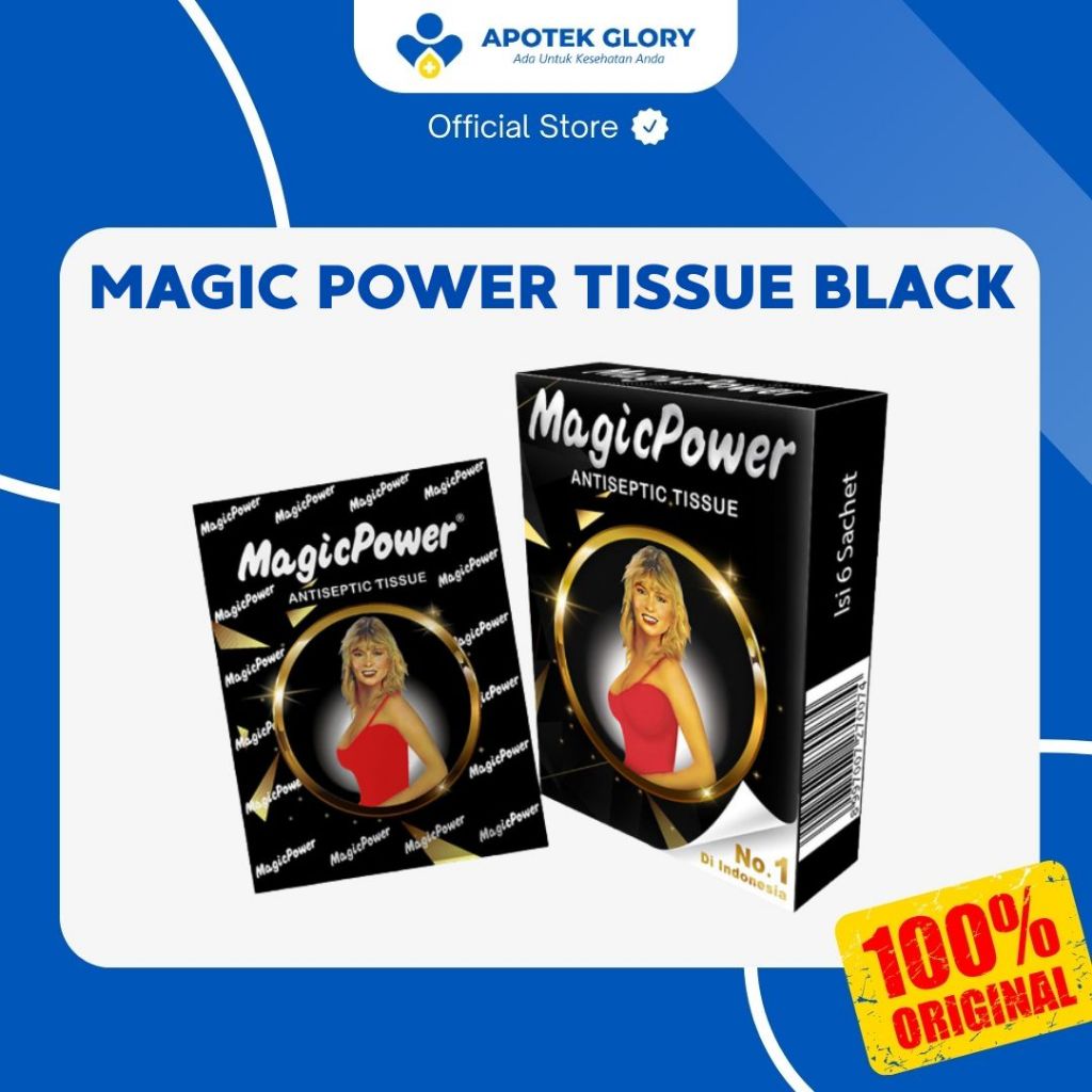 Jual MAGIC POWER TISSUE BLACK | Shopee Indonesia