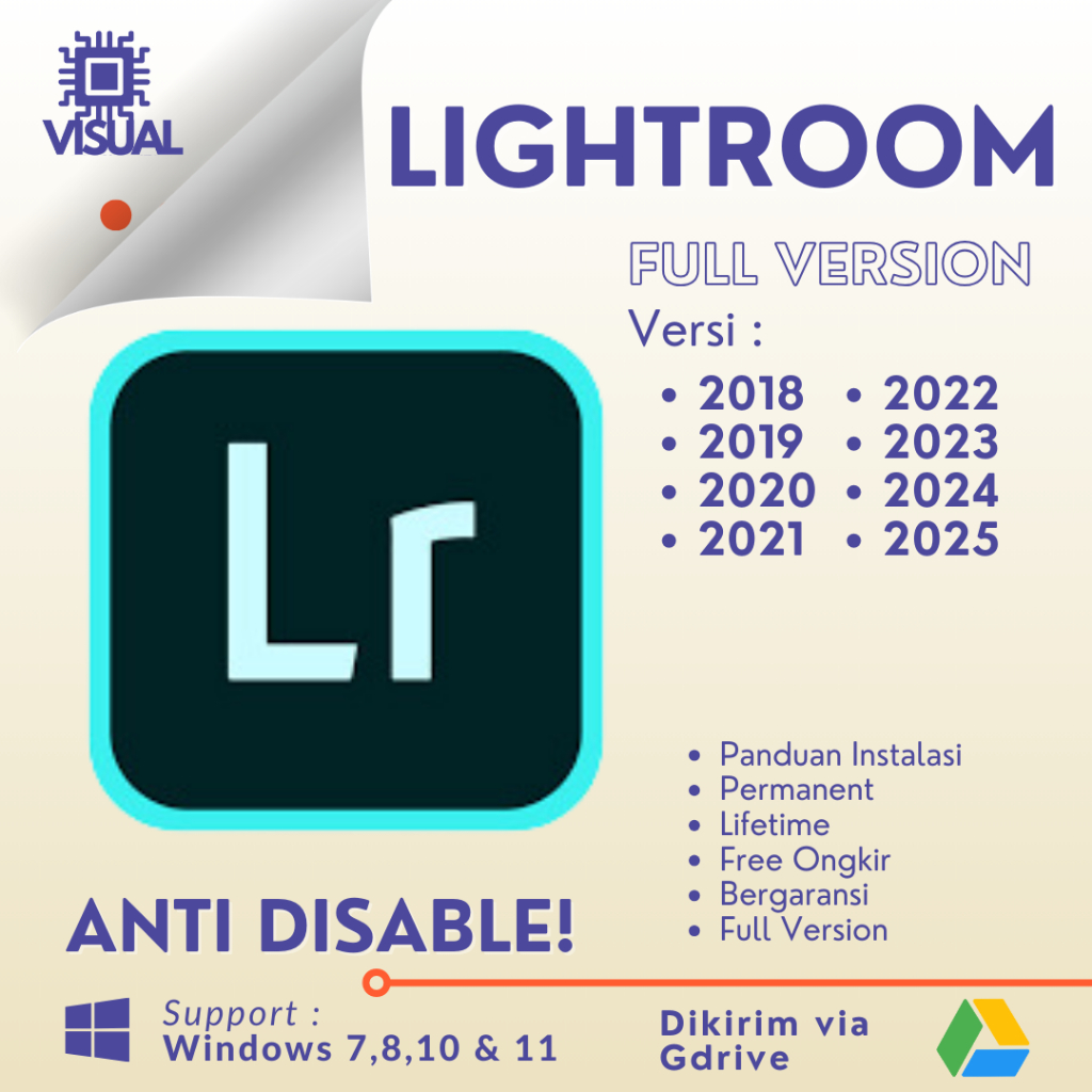 Jual Lightroom Classic Baru/Lama Full Version Anti-Disable 2025 2024 ...