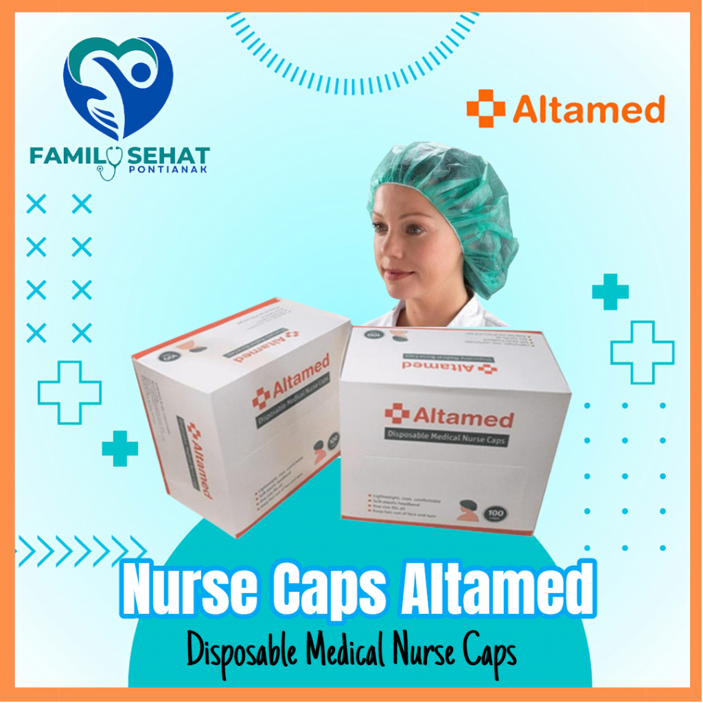 Jual Nurse Cap ALTAMED/ Penutup Kepala Hair net ALTAMED 100pcs -Box ...