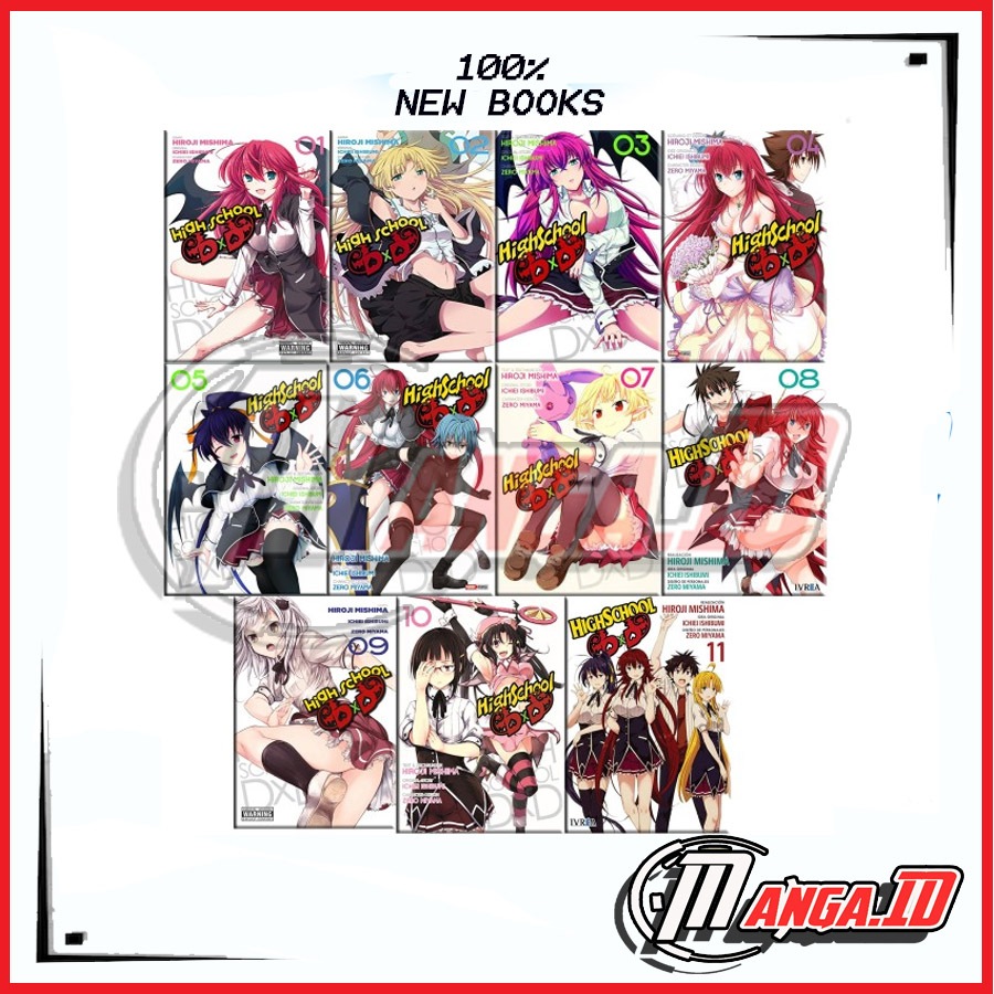 Jual Komik Manga High School DxD series - English - vol 1 - 1s/d11 - MangaID | Shopee Indonesia