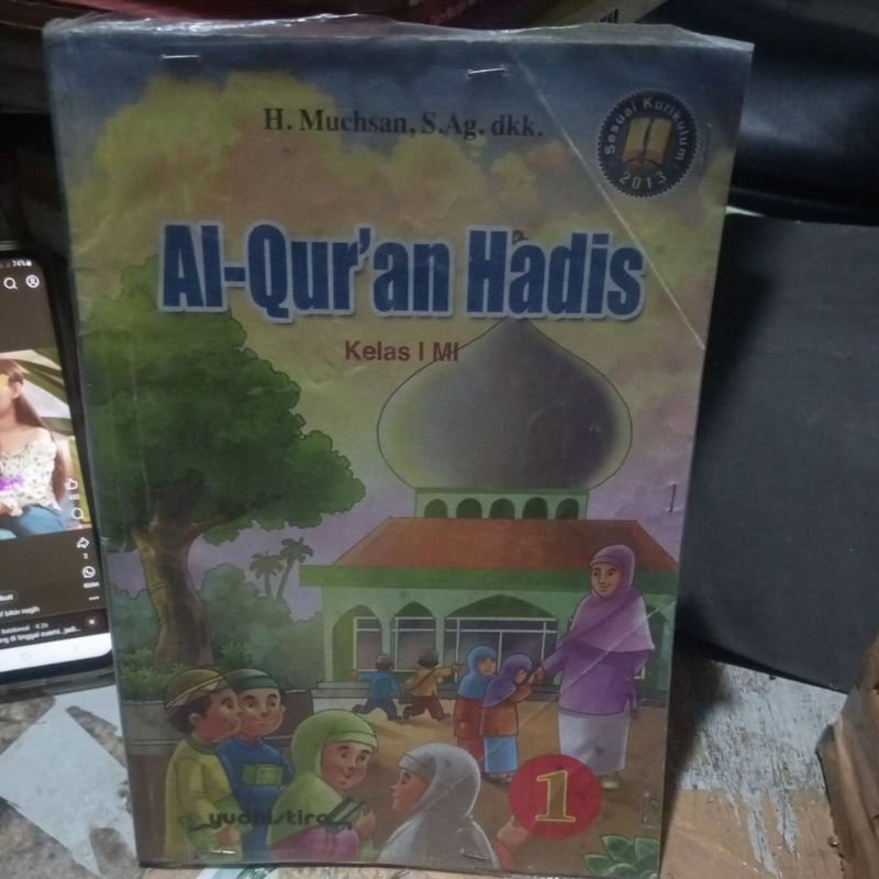 Jual BUKU AL-QUR'AN HADIS UNTUK MADRASAH IBTIDAIYAH KELAS 1KURIKULUM K13 PENERBIT YUDISTIRA ...