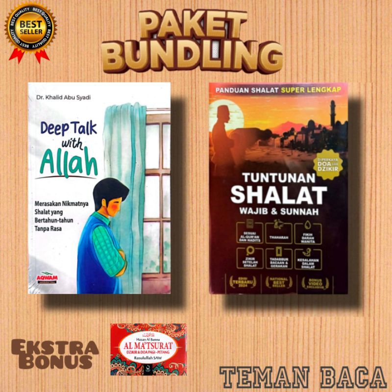 Jual Paket 2 Buku Deep Talk With Allah - Tuntunan Shalat Wajib & Sunnah ...