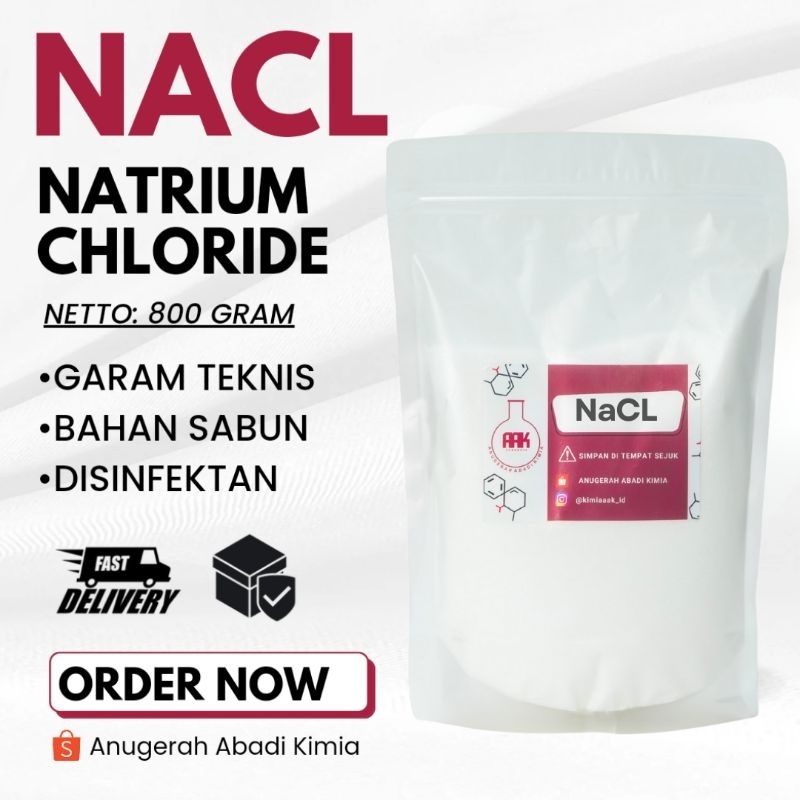 Jual Natrium Chloride / NaCl / Garam Teknis | Shopee Indonesia