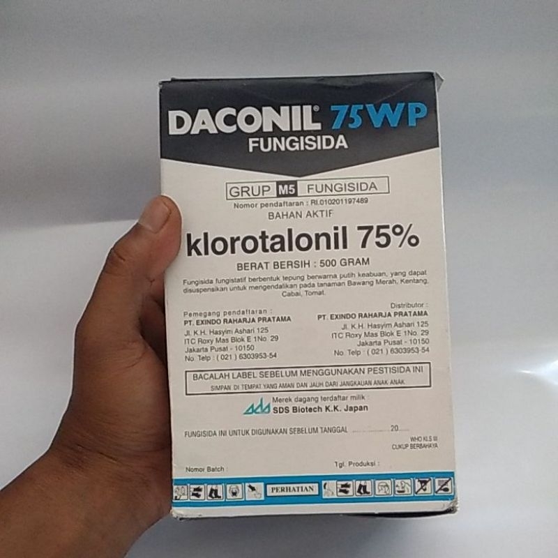 Jual FUNGISIDA DACONIL 75 WP 500 GRAM ORIGINAL | Shopee Indonesia