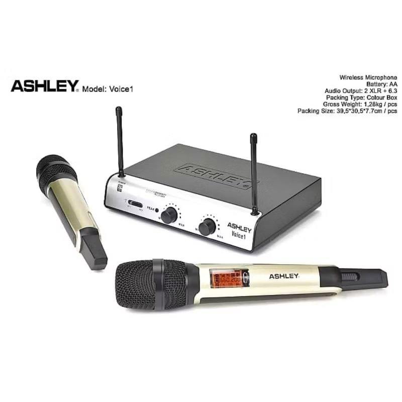 Jual Mic Wireless Ashley Voice 1 UHF | Shopee Indonesia