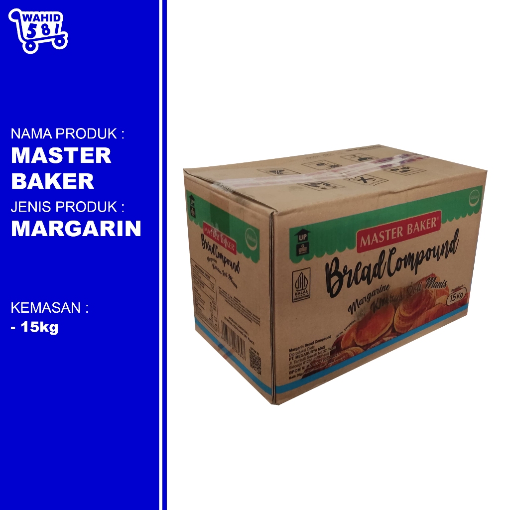 Jual Master Baker Bread Compound / Margarin / 15kg / Kardus / Box | Shopee Indonesia