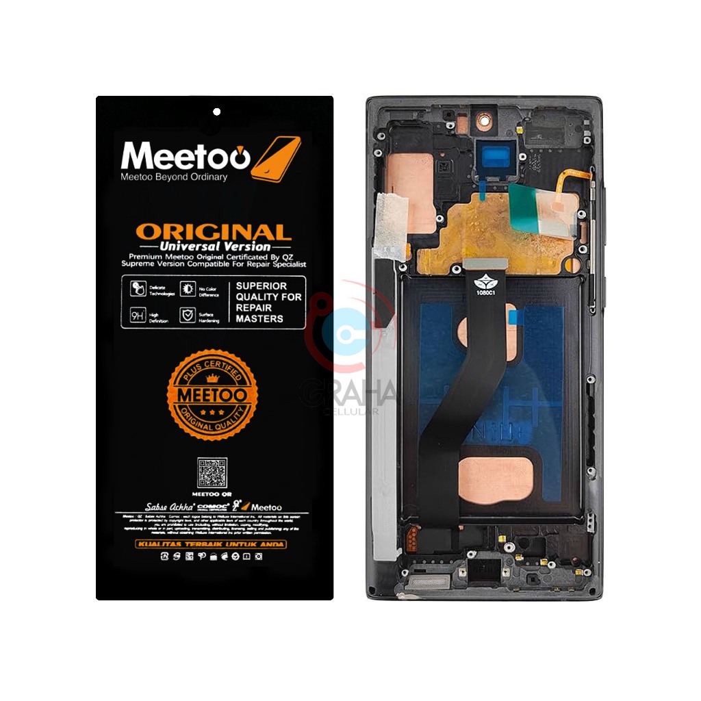 Jual LCD SAMSUNG NOTE 10 PLUS / N975 MEETOO OLED FINGER + FRAME FULLSET TOUCHSCREEN | Shopee ...