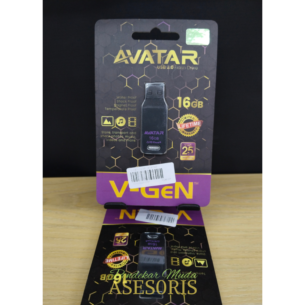 Jual FLASHDISK 16GB AVATAR VGEN USB 2.0 FLASH DRIVE ( FDM 07 ) | Shopee ...