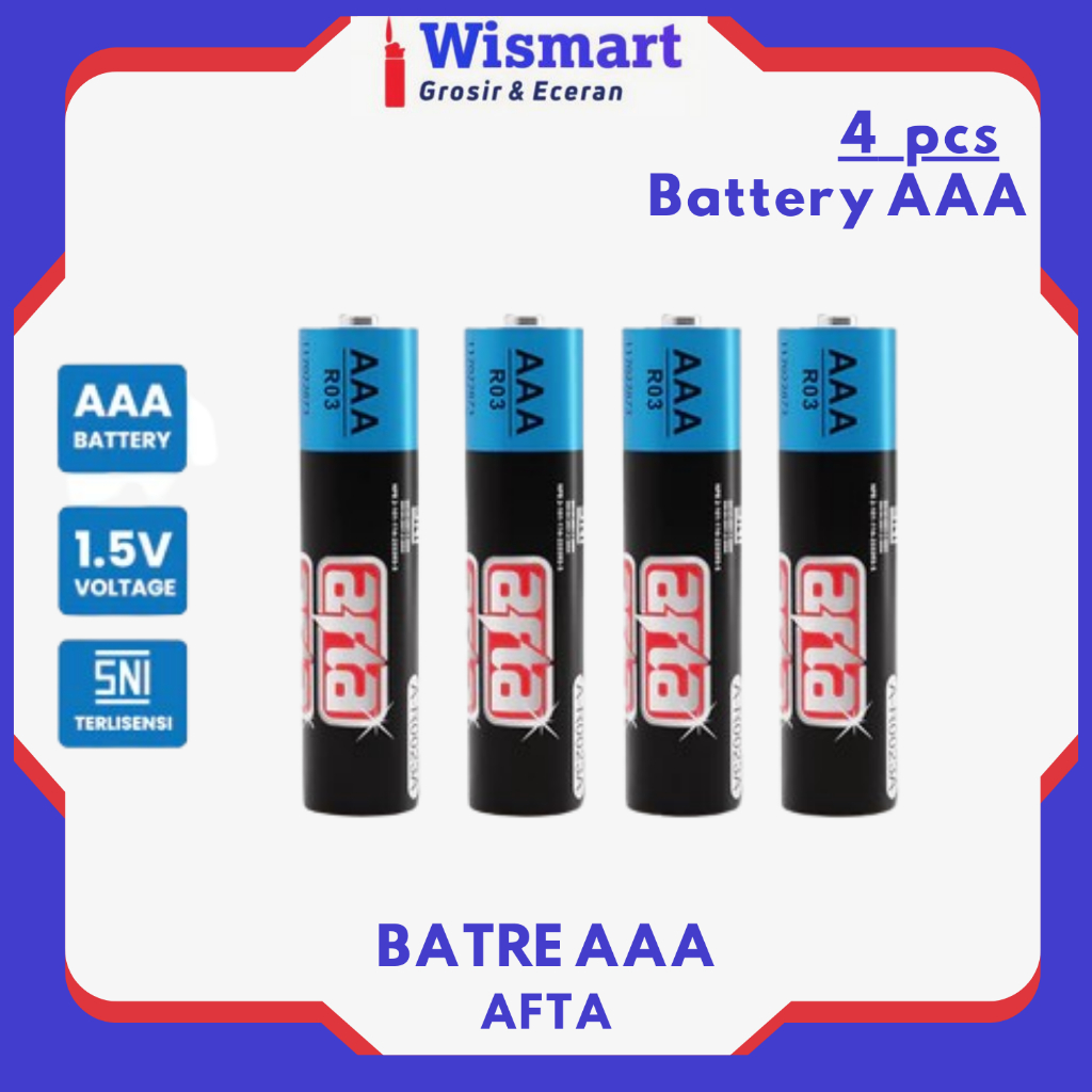 Jual BATERAI BATRE AAA / BATTERY A3 / Baterai A3 KECIL MURAH MERIAH ISI ...