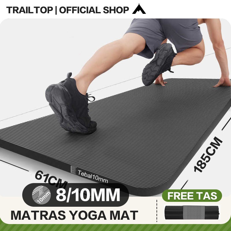 Jual TrailTop Matras Olahraga NBR Yoga Mat Matras Yoga Anti Slip Karpet ...