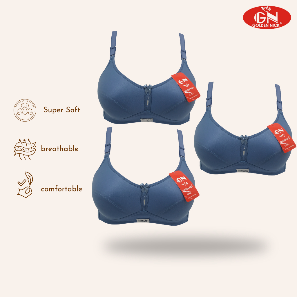 Jual Golden Nick - ( ISI 3 ) Sport Bra BEST SELLER Bh Tanpa Kawat Bh Busa Tipis Bh Murah Bh ...