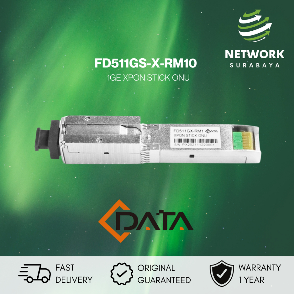 Jual CDATA SFP FD511GS-X-RM10 1GE XPON STICK ONU Stick ONU Transceiver ...