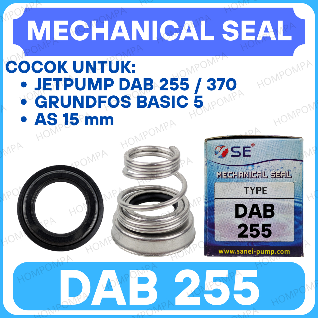 Jual MECHANICAL SEAL DAB 255 / 370 KRUCUT KEONG SAN-EI - SIL MEKANIK JET PUMP | Shopee Indonesia