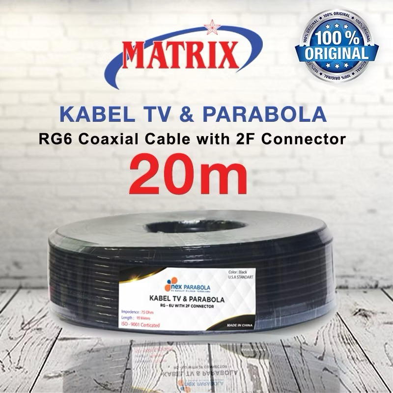 Jual MATRIX - Kabel TV & Parabola 20M | Shopee Indonesia
