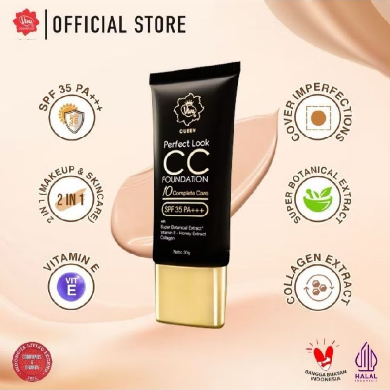 Jual Viva Perfect Look CC Foundation | Shopee Indonesia