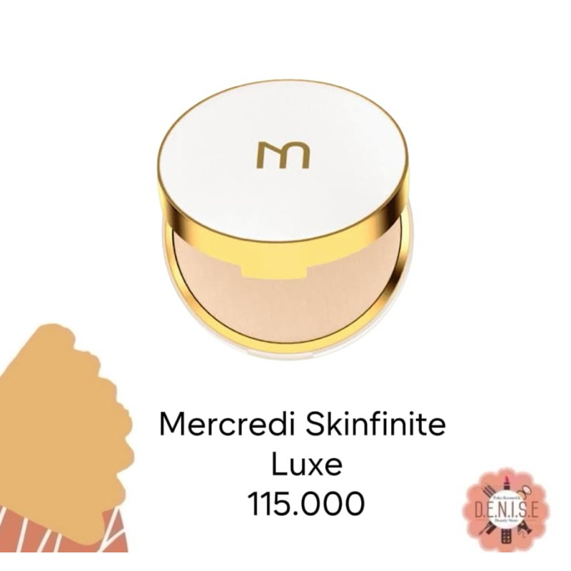 Jual Mercredi compact powder skinfinite luxe flawless finish powder ...