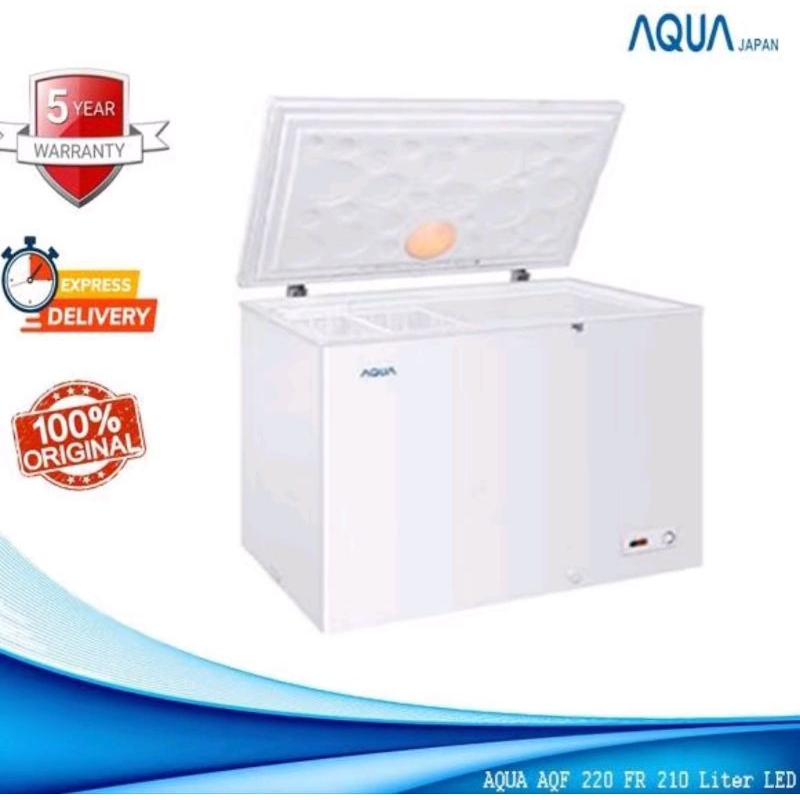 Jual Aqua Chest Freezer 203 Liter AQF-220 MC | Shopee Indonesia