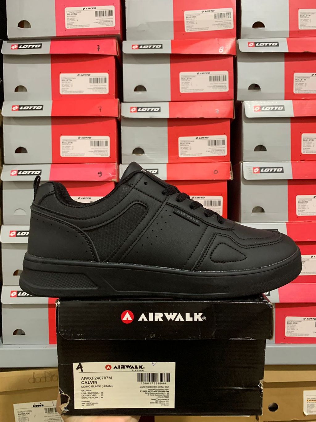 Jual Airwalk Calvin Mono Black Men Shoes Original | Shopee Indonesia