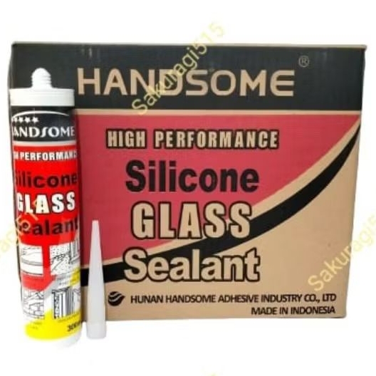 Jual 1 DUS = 24 pcs Lem Sealant Lem Kaca Lem Botol Handsome | Shopee ...
