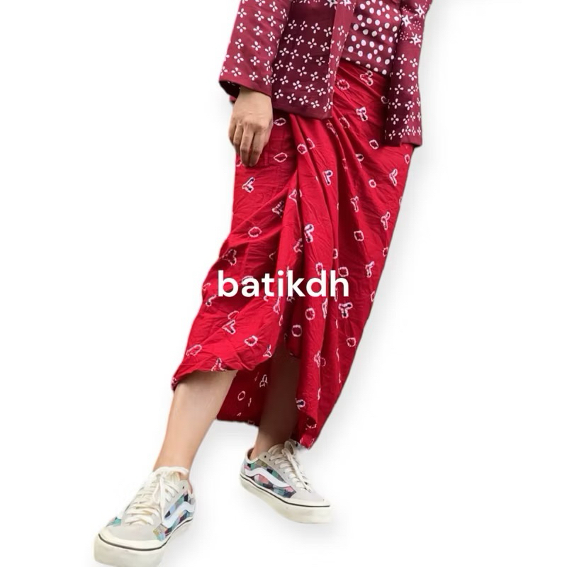 Jual Rok Lilit Ikat Wanita Batik Jumputan Cap Handmade Premium Solo ...