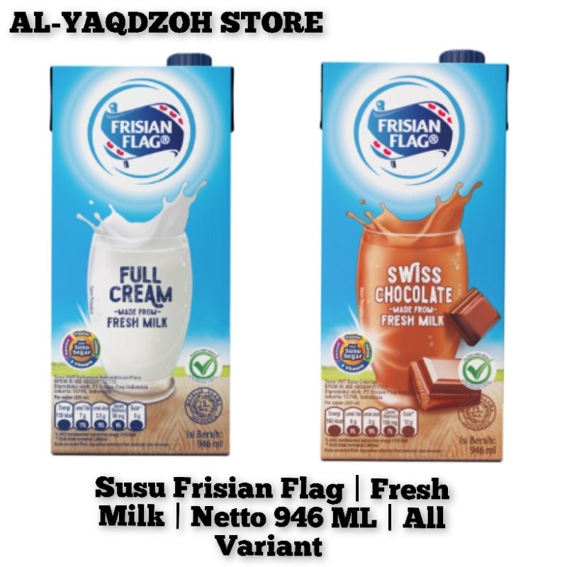 Jual Frisian Flag | Purefarm Susu UHT | Full Cream Kotak 946ml | Shopee Indonesia