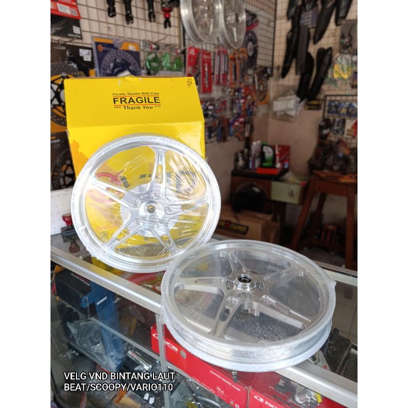 Jual VELG VND BINTANG LAUT SILVER PNP VARIO110 KARBU FI BEAT KARBU FI ...