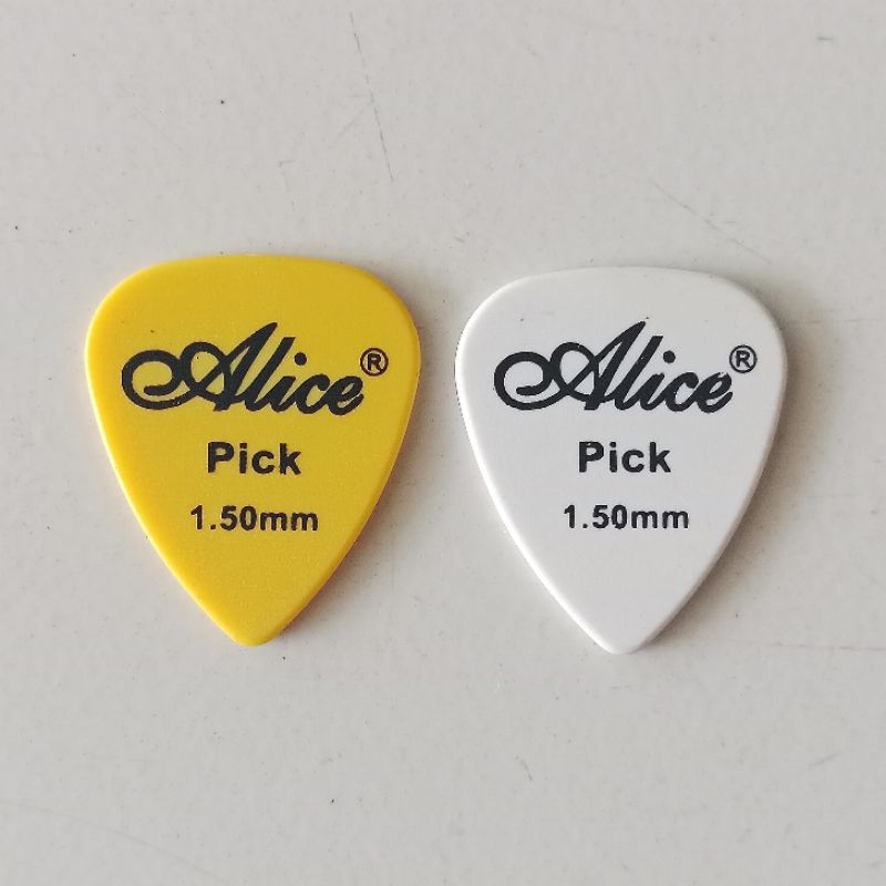 Jual PICK GITAR & BASS ALICE ukuran 1,5mm bisa utk squier fender yamaha ...