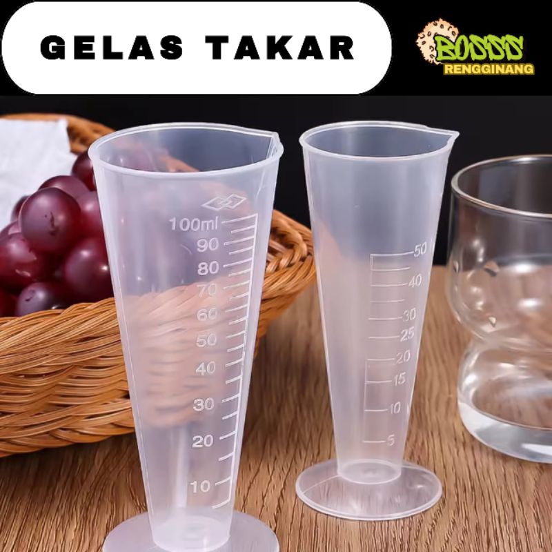 Jual GELAS TAKAR 100 ML GELAS UKUR GELAS TAKARAN GELAS UKUR PLASTIK CONE 100 ML | Shopee Indonesia